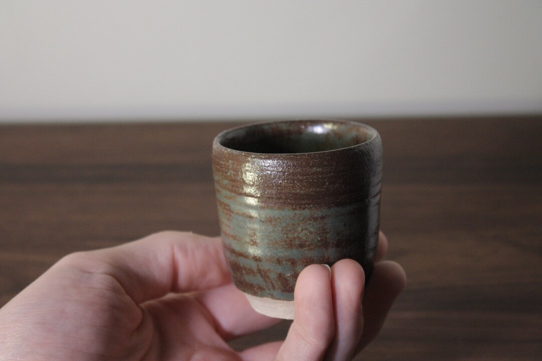 Forest Espresso Cup Alrusticware Rustic Handmade Clay Sake Whiskey ...
