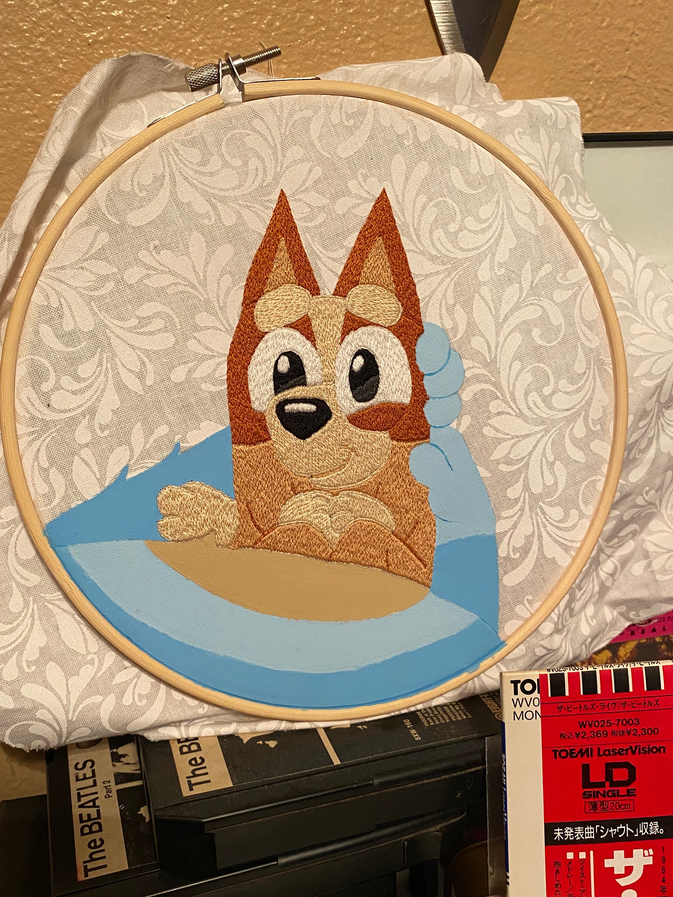 Bluey Embroidery Decorations - Etsy