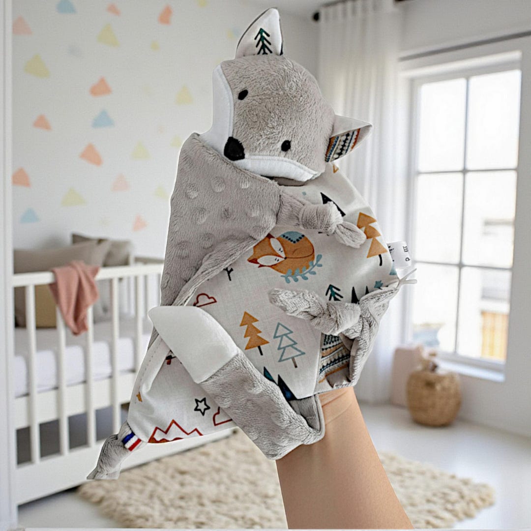 Customizable Fox Comforter OEKO-TEX Fabrics Handmade Baby Creation ...