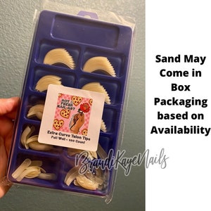 The Flojo Curve - 100 Pcs 90s Extra Curve Talon Nail Tips Full Well ...