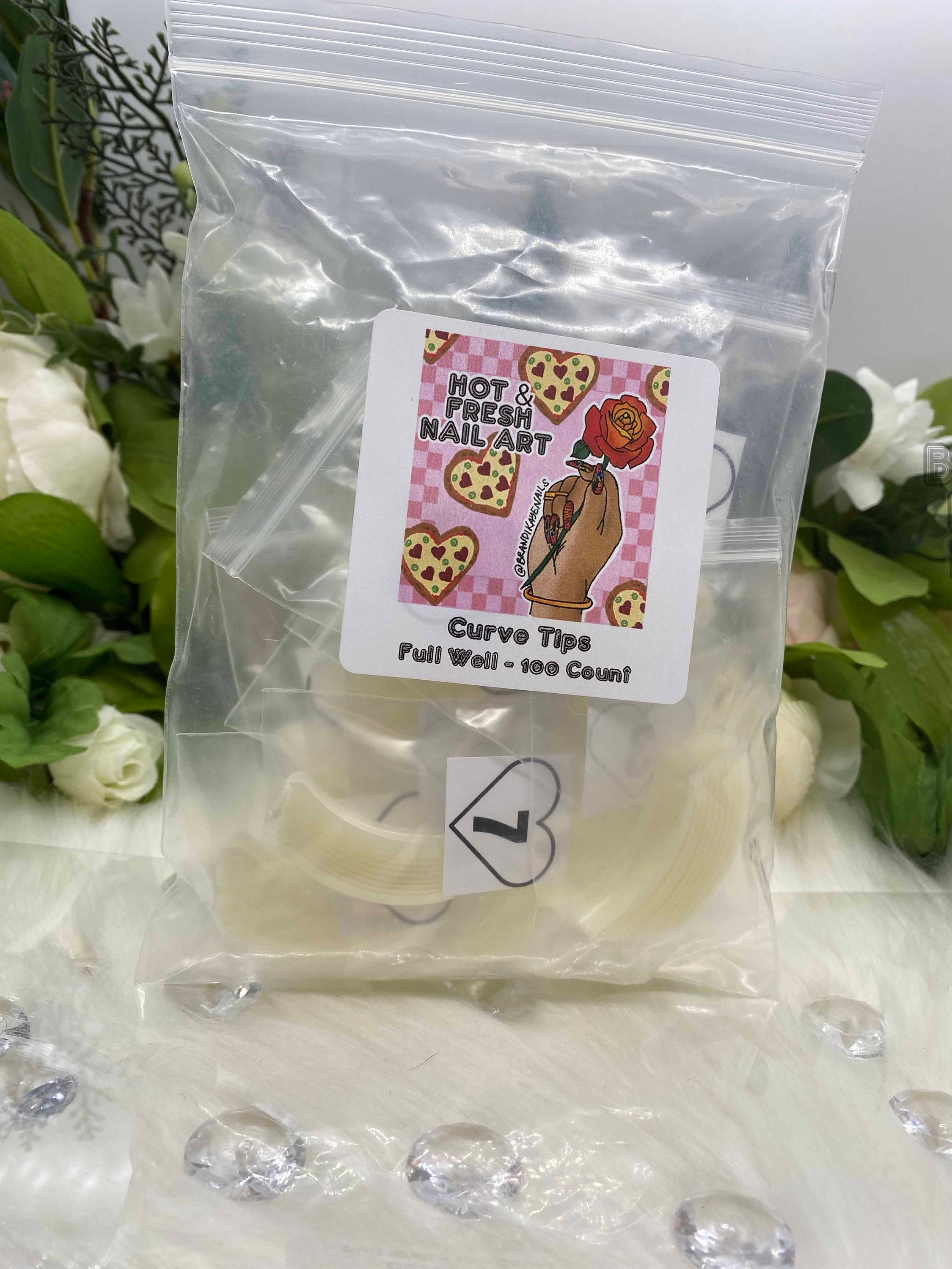 The Coko Curve 100 Pcs 90's Curve Nail Tips Full Well - Etsy