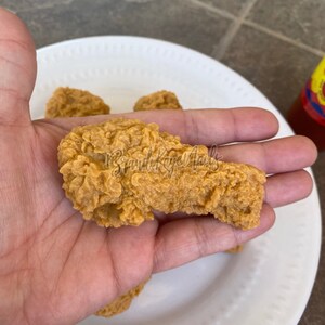 Fake Fried Chicken Prop Faux Food Plastic Pretend Food Display Food ...