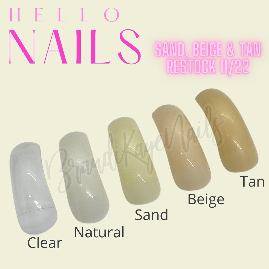 The Flojo Curve 100 Pcs 90s Extra Curve Talon Nail Tips Full - Etsy