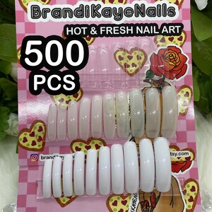 Coko 90's Curve Nail Tips: Full Well, 300pc - Etsy