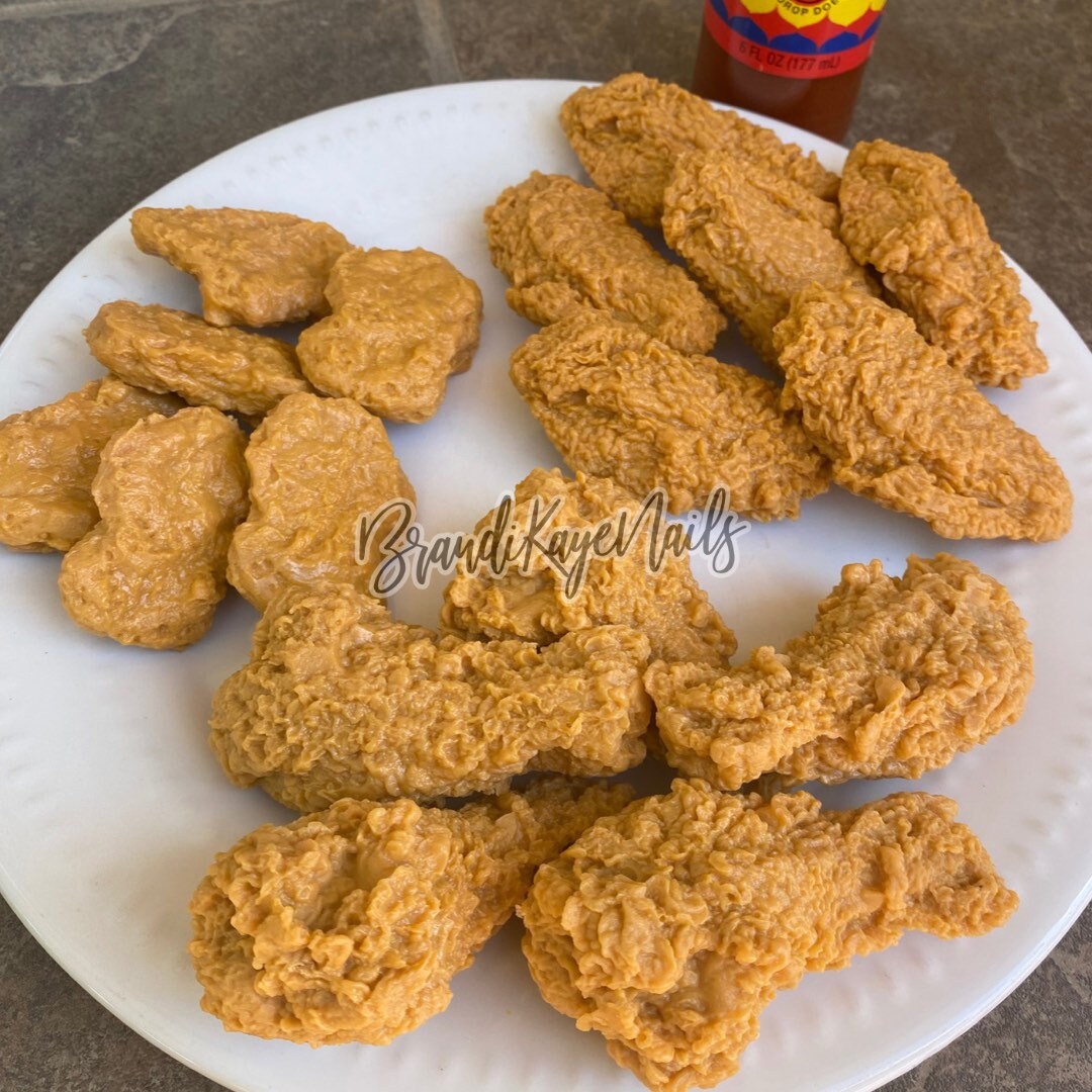 Fake Fried Chicken Prop Faux Food Plastic Pretend Food Display Food ...