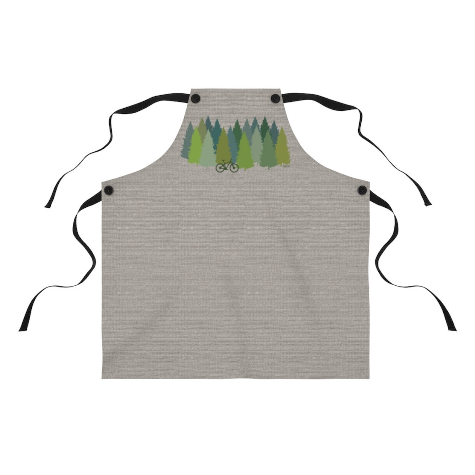 Pine Forest Mountain Bike Cooking Apron | Bicycle Apron | Mountain Bike ...
