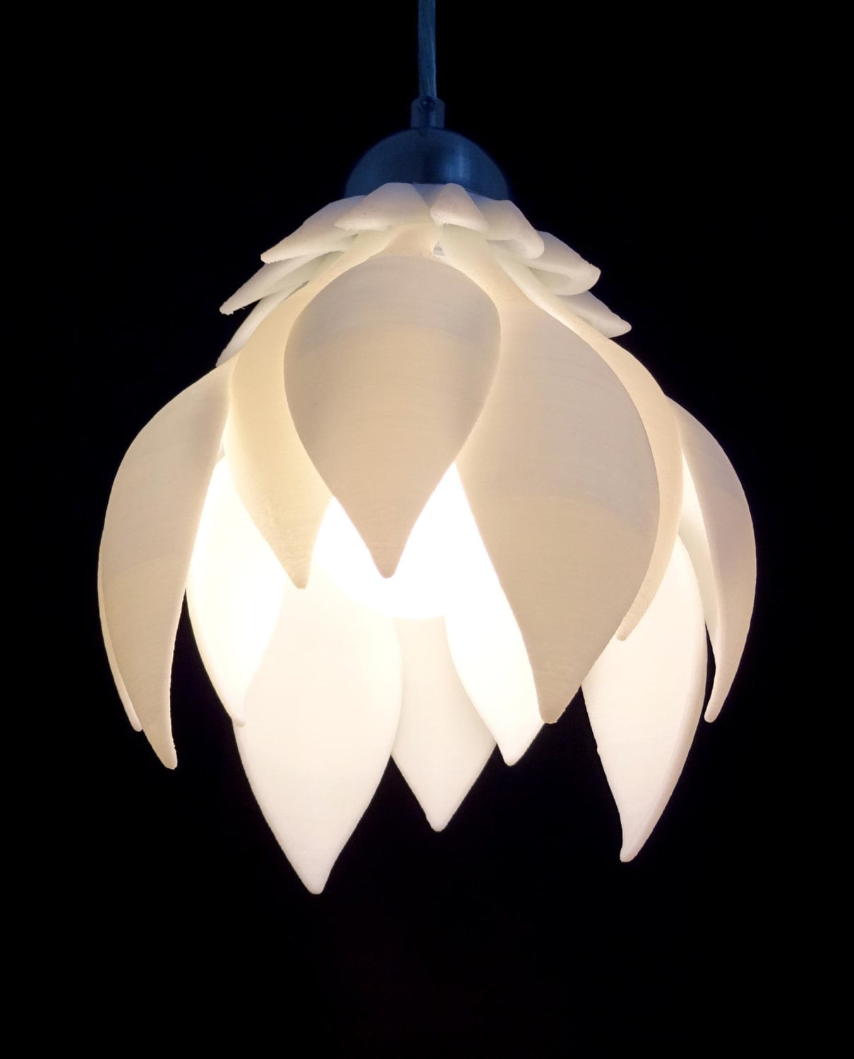 Photon Reef Leaf Flower 3D Printed Pendant Light | Etsy