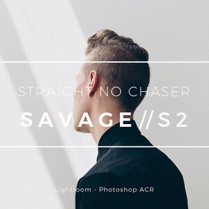 SAVAGE S1 S2 Lightroom and Photoshop Preset Bundle: An Edgy | Etsy
