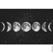 Moon Phases, Extra Large Desk Pad, Keyboard Mat, Celestial Workspace ...