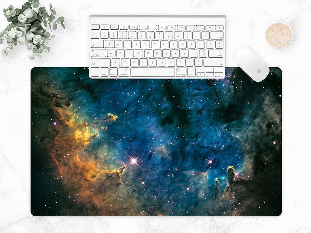 Nebula Extra Large Desk Mat, Outer Space, Gaming Desk Pad, Trendy Desk ...
