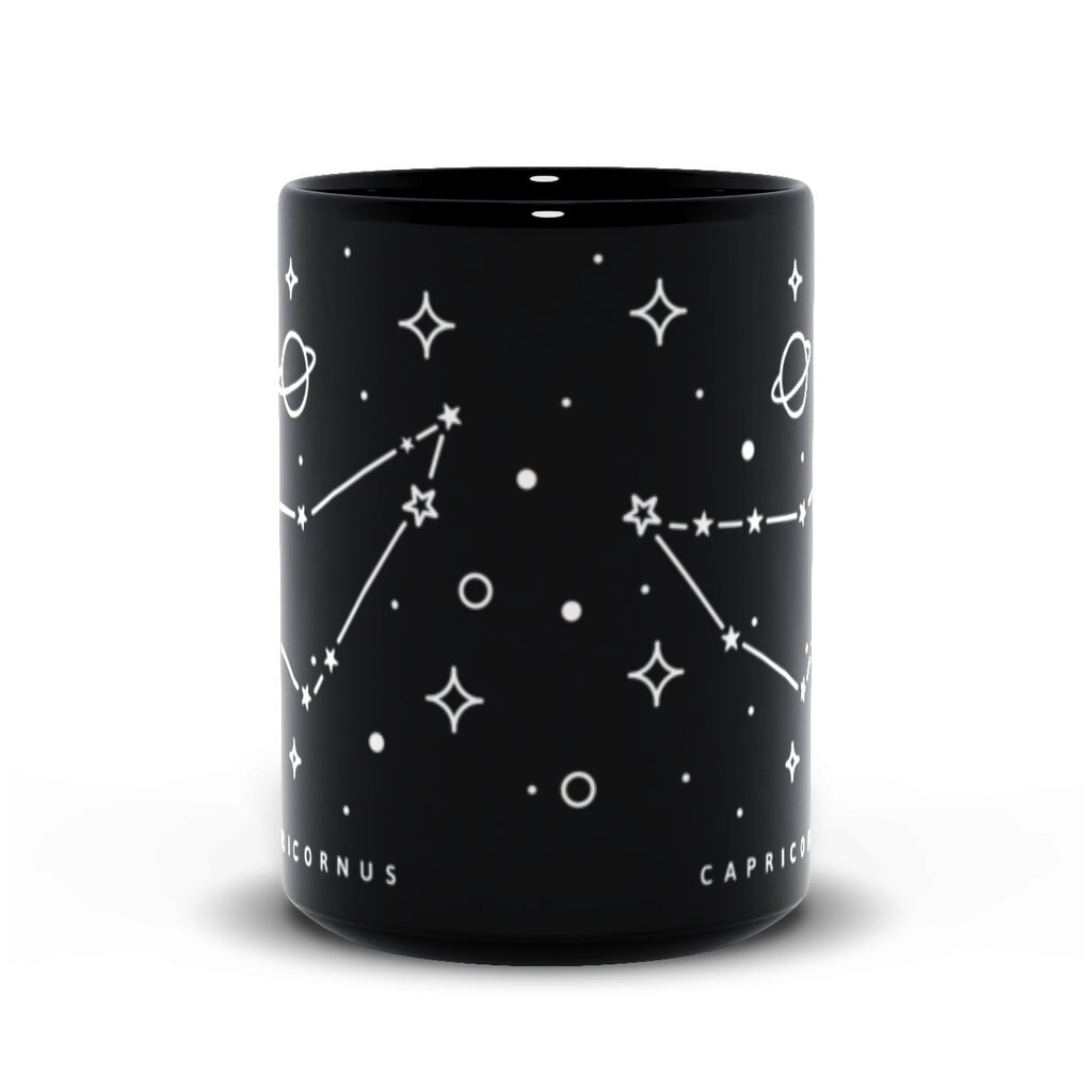 Capricorn Constellation Mug Astrological Sign Mug | Etsy