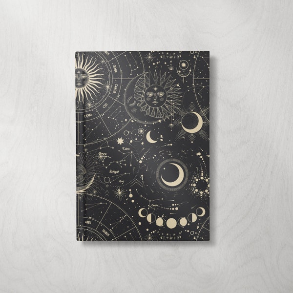 Astrology Lined Journal - Etsy