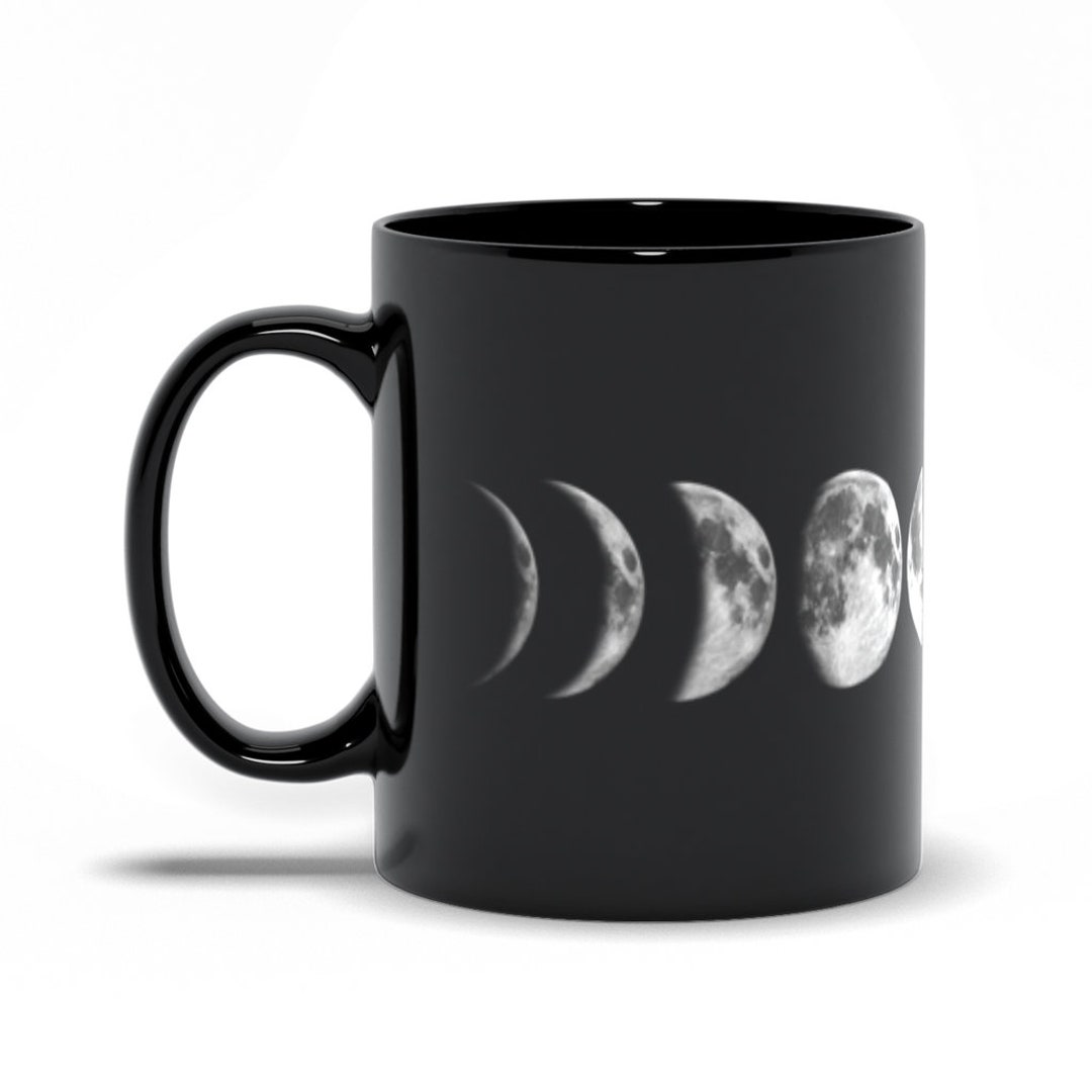Moon Phase Mug, Lunar Phases Mug, Moon Coffee Mug, Astronomy Gift - Etsy