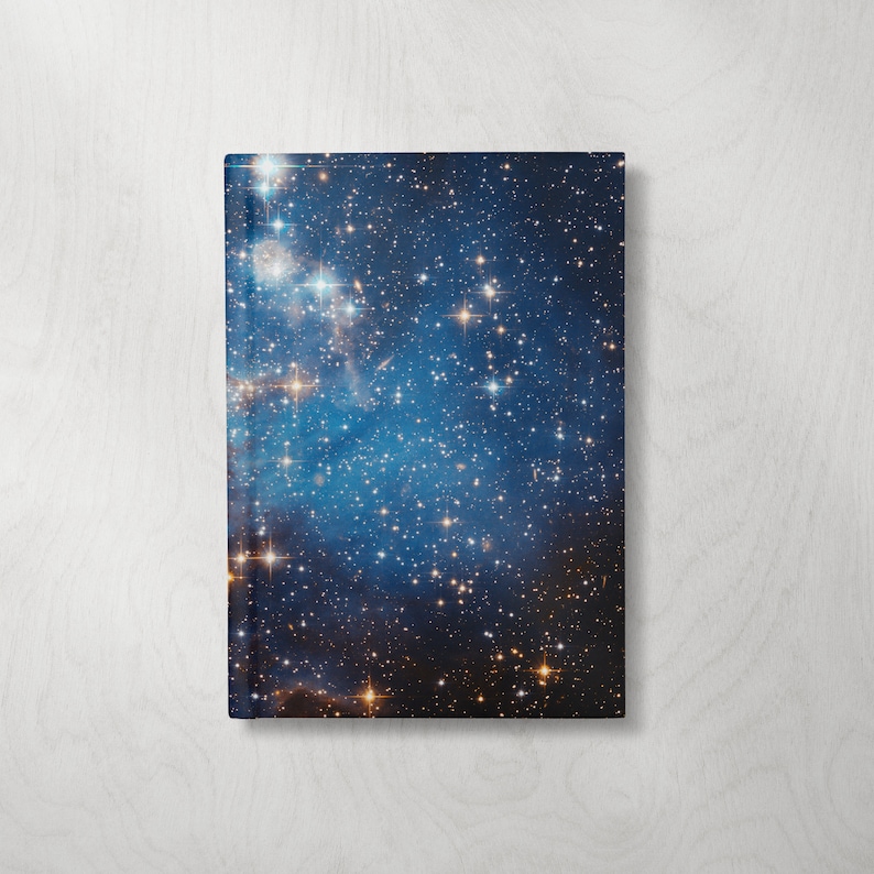 Space Notebook Stars Journal Notebook Hardcover Journal | Etsy