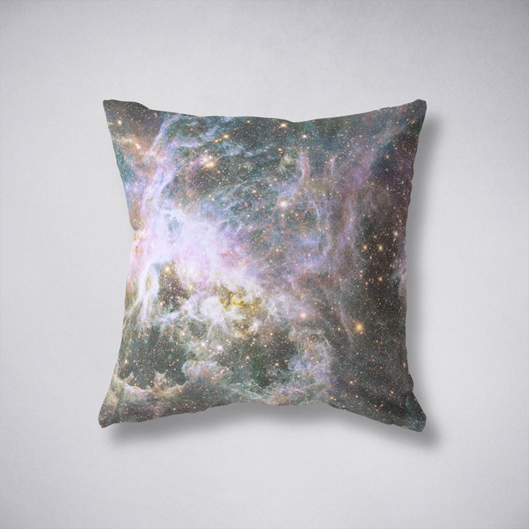 Space Pillow, Space Cushion, Galaxy Decor, Outer Space Decor, Astronomy ...