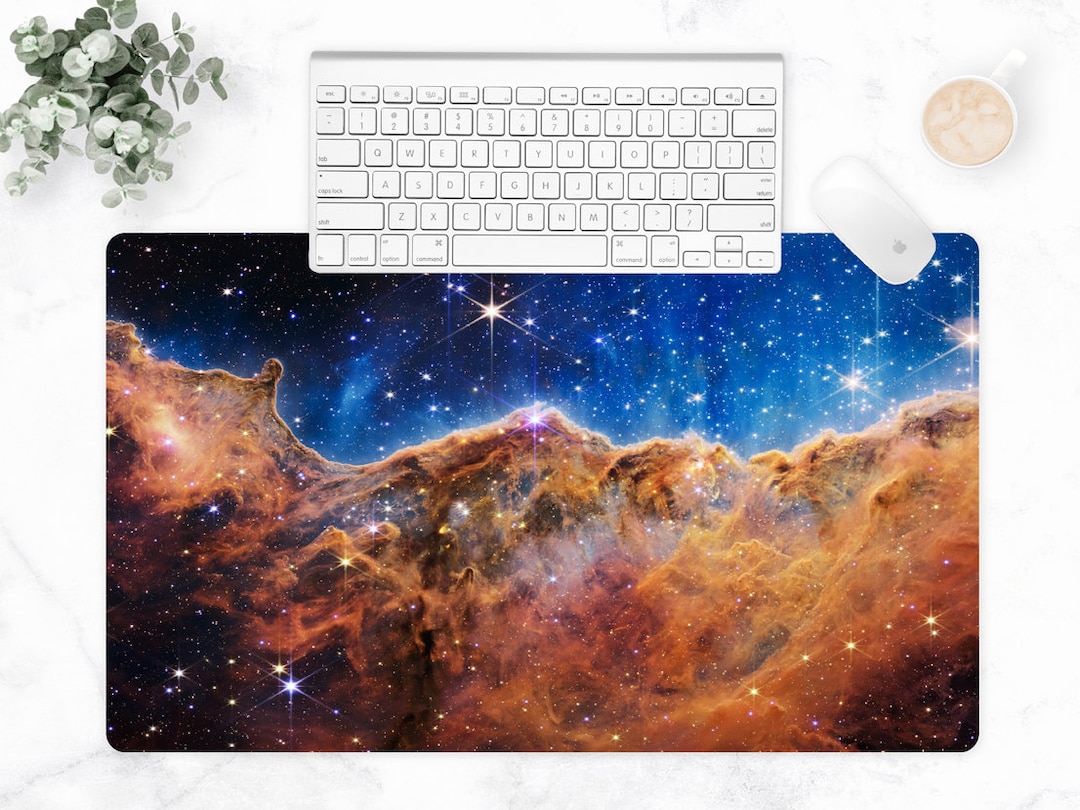Carina Nebula Large Desk Mat, Space Mouse Pad, NASA Deep Field, James ...