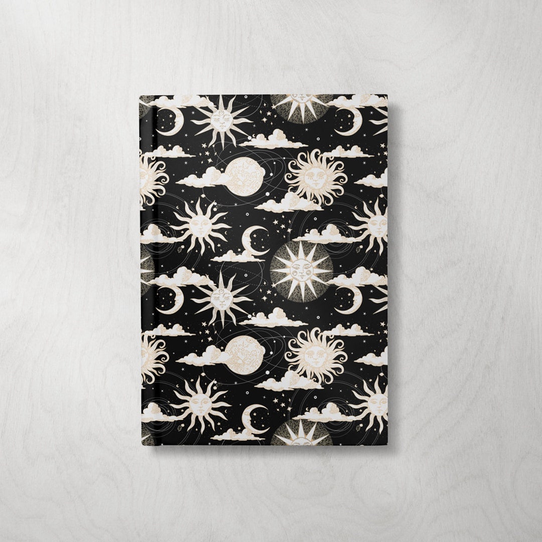 Sun and Moon Journal, Beautiful Hardcover Notebook for Astrology and ...