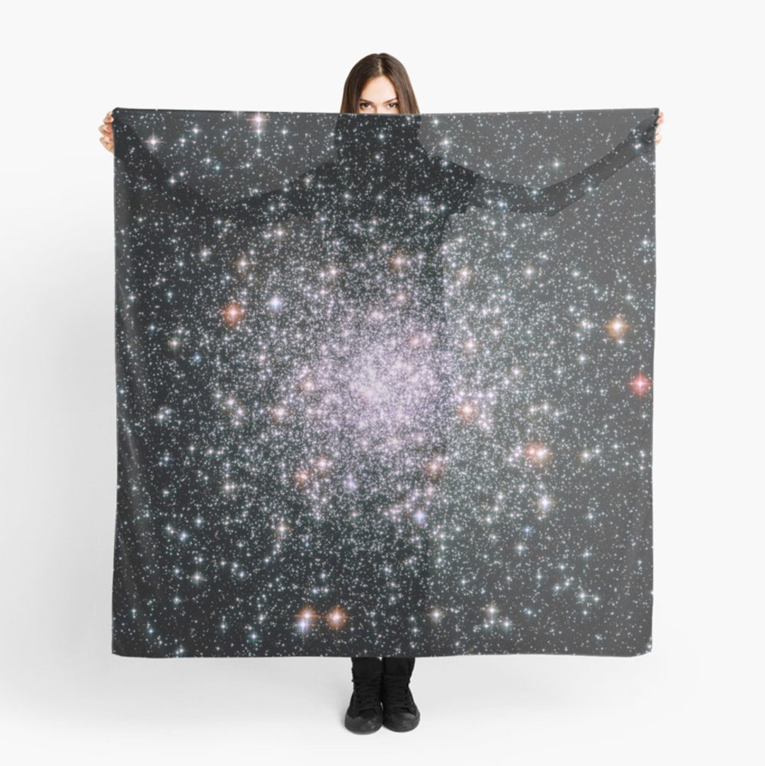 Star Scarf Celestial Scarves Outer Space Gift Sheer Scarf Space Scarves ...