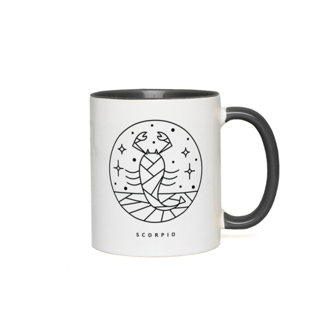 Scorpio Zodiac Mug, Astrological Sign Mug, Astrology Gift - Etsy