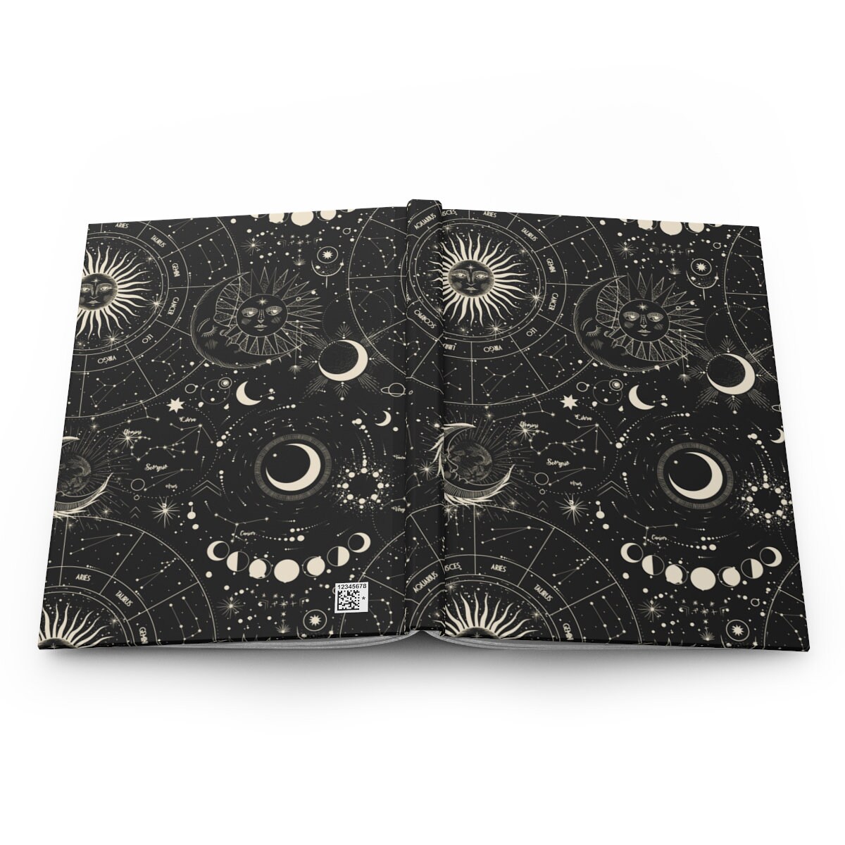 Celestial Journal Celestial Notebook Hardcover Journal | Etsy