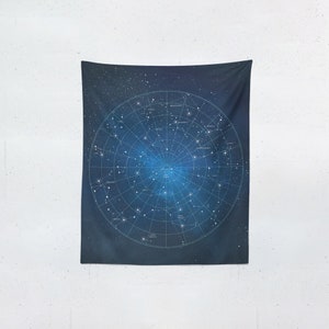 Constellation Wall Tapestry, Wall Hanging, Star Map, Astronomy ...