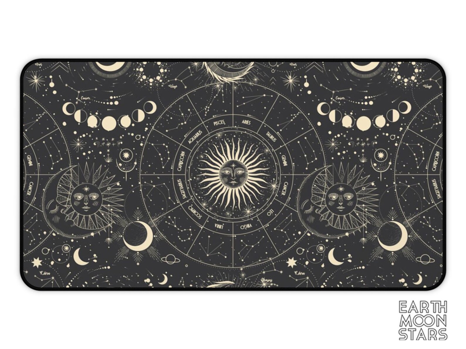 Celestial Extra Large Desk Mat Keyboard Mat Astrology - Etsy