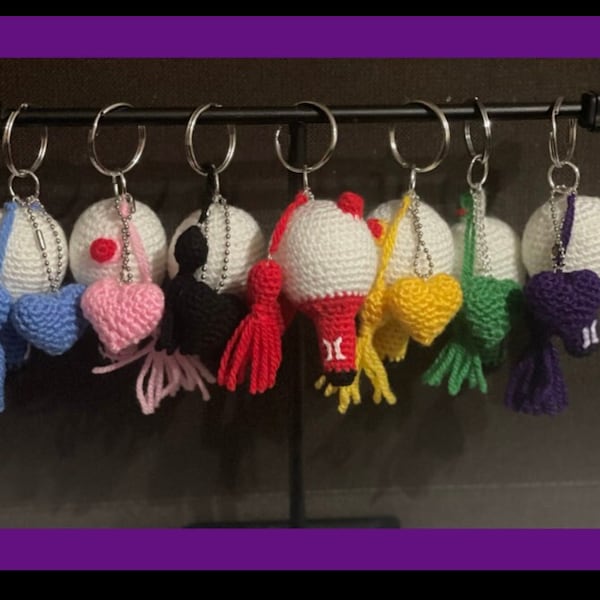 Crochet Bts Keychain - Etsy
