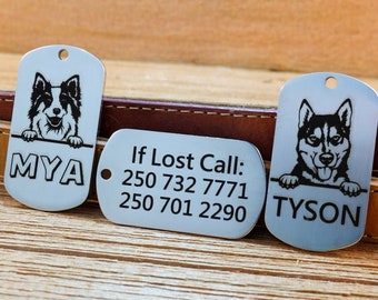 Jack Russel Dog Tag - Etsy