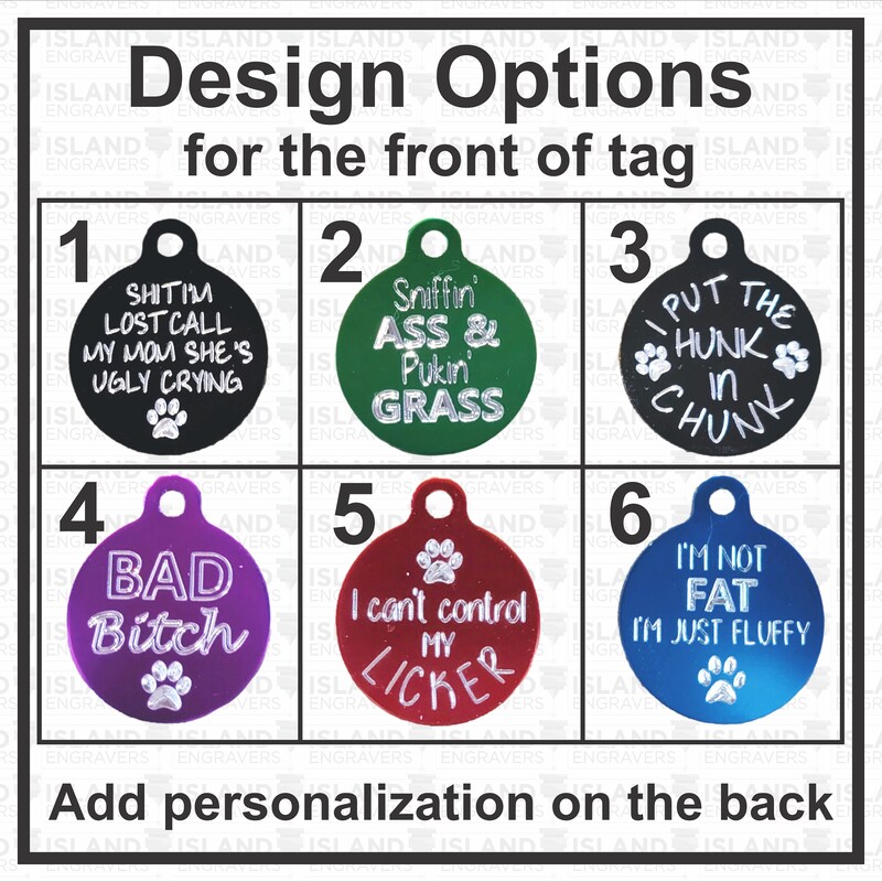 Funny Dog Tags - Etsy