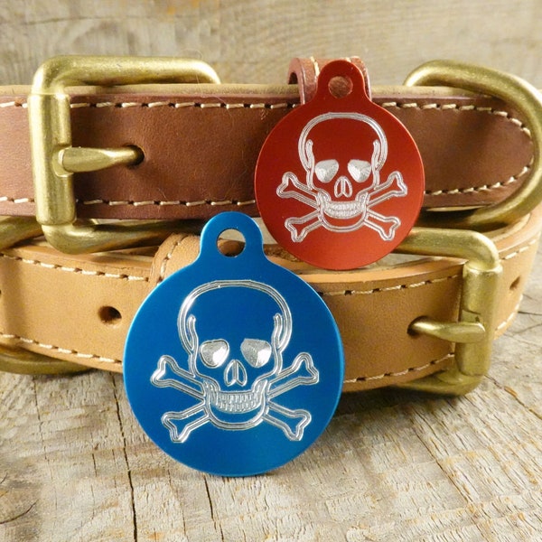 Skull Dog Tag - Etsy