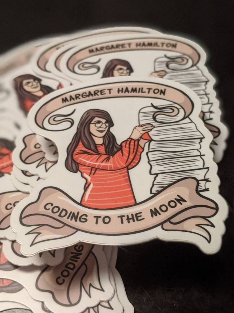 Margaret Hamilton sticker Pioneers in Technology Women in | Etsy