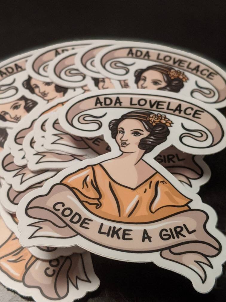 Ada Lovelace Sticker Women in Tech Female Software Engineer | Etsy