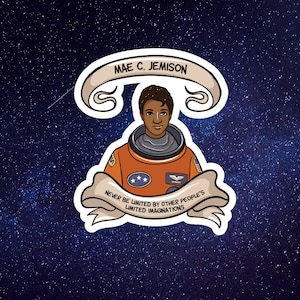 Mae Jemison Sticker Black History Month Women in STEM Mae C Jemison ...