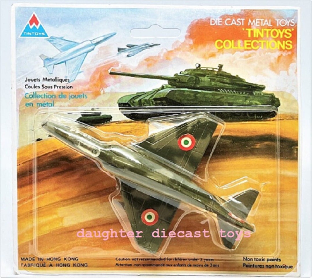 VINTAGE PHANTOM II Fighter/bomber Italian Jet-diecast Metal Airplane-1/ ...