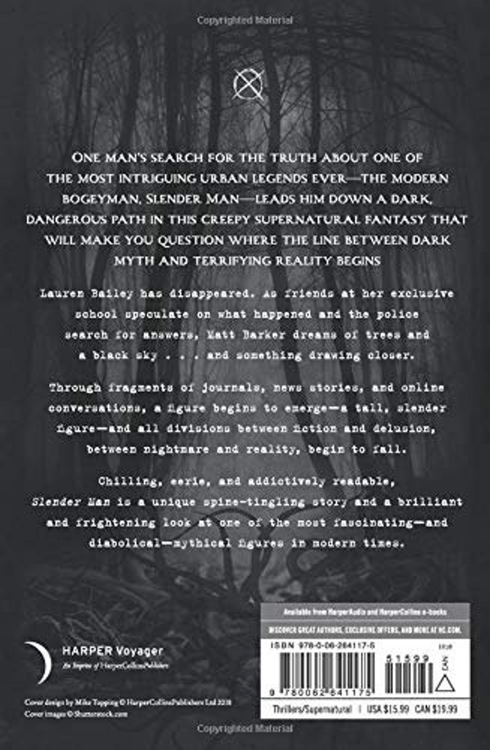 SLENDER MAN Mint Condition Book Dark Fantasy Chilling Eerie - Etsy UK