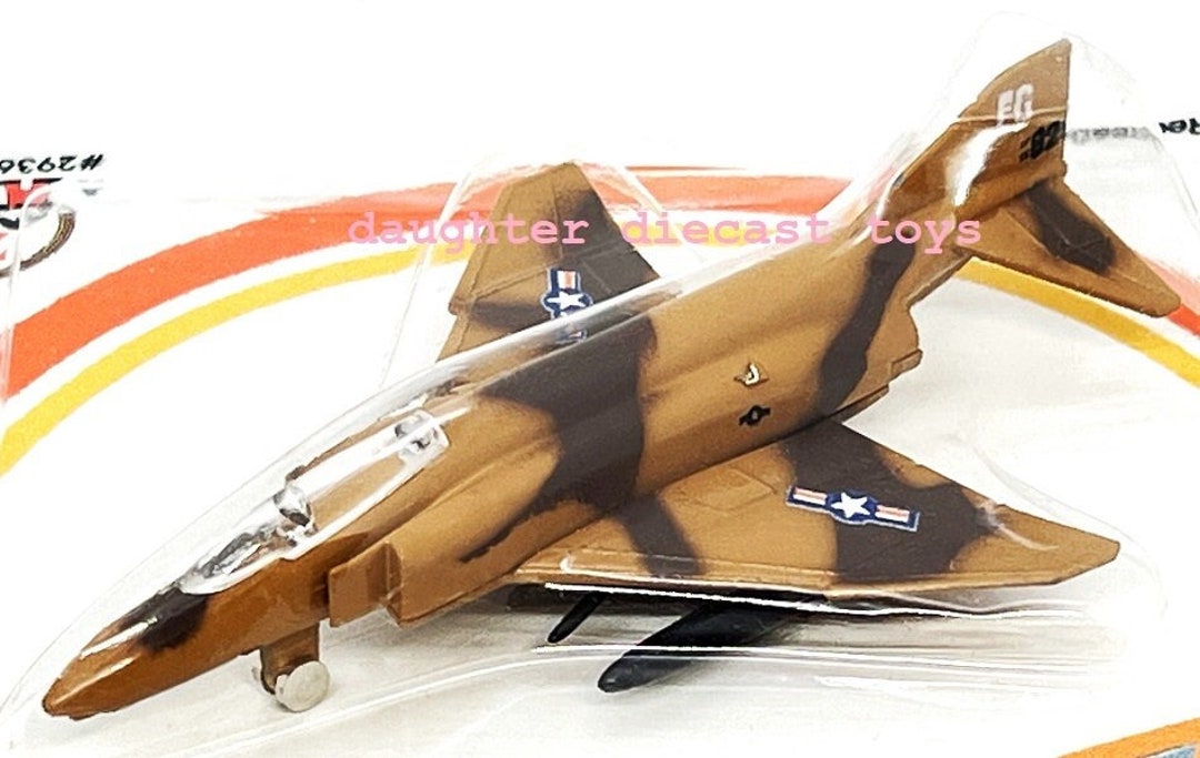 Vintage USAF F-4 PHANTOM Supersonic Fighter Bomber Jet-diecast Metal ...