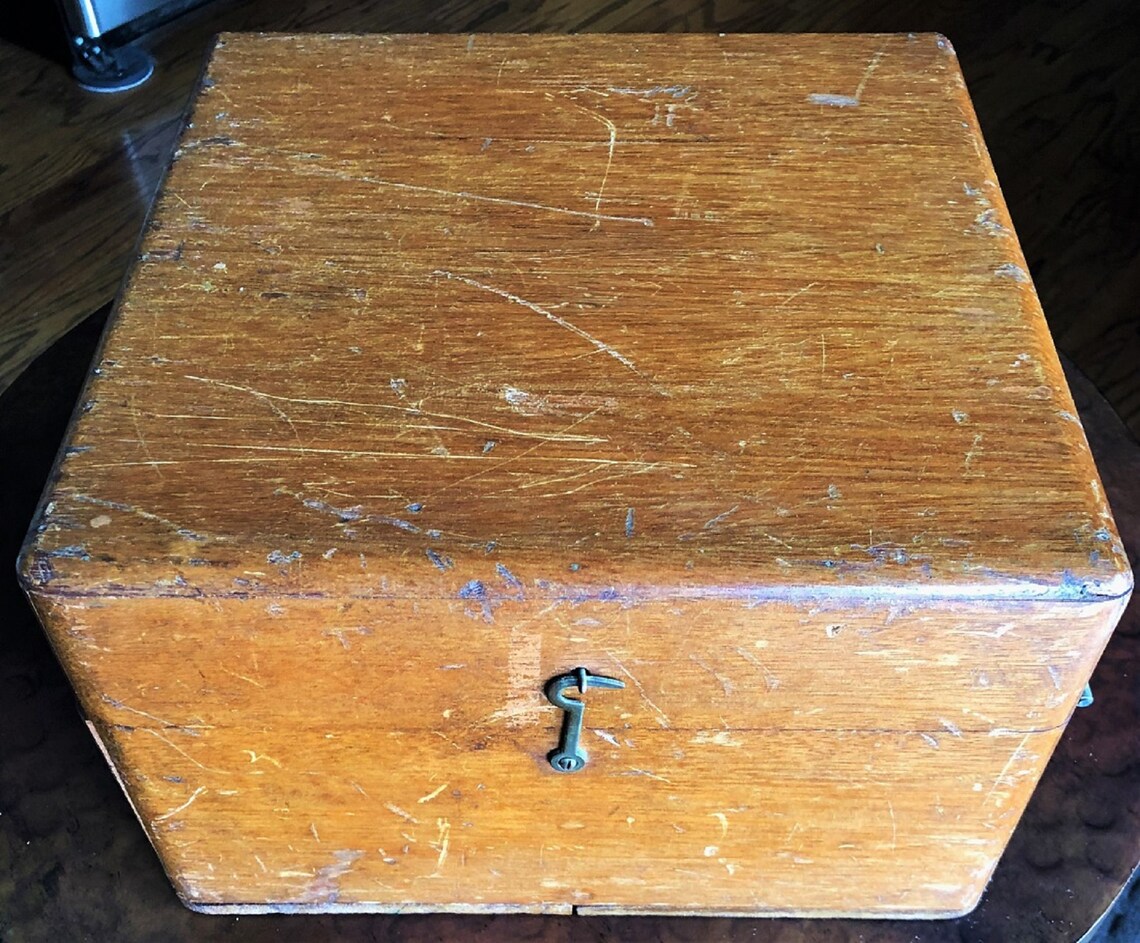 Antique Civil War Era E.S. RITCHIE SHIPS COMPASS Patented 1863 United ...