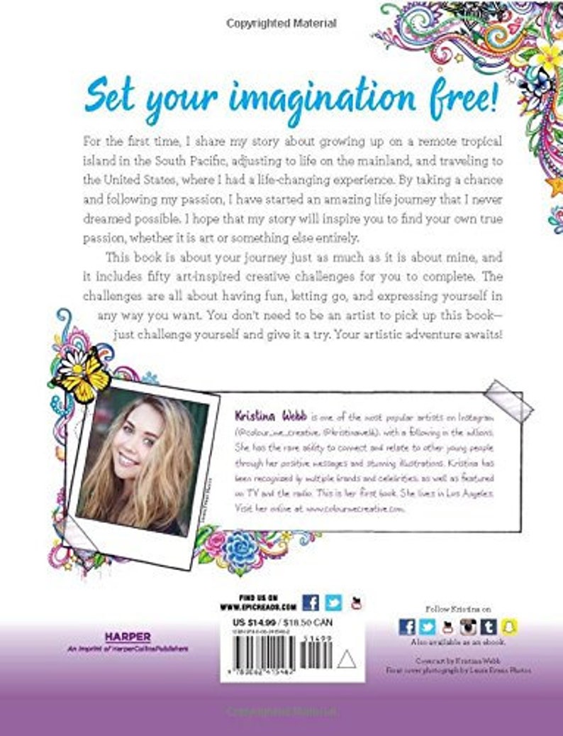 COLOR ME CREATIVE by Kristina Webb - Etsy Best Price! Fantastic Teen ...