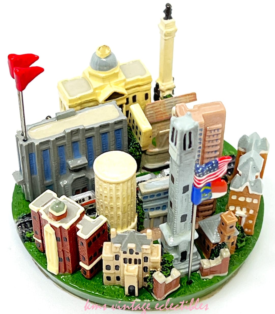 Beautiful! 2.25" MINIATURE CITY for DIORAMA ,school Project, Christmas ...