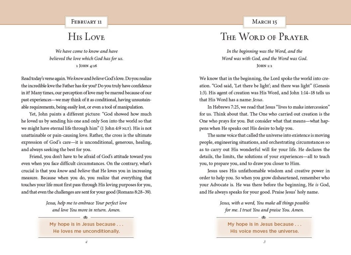 JESUS Our Perfect Hope 365 Devotions-by Paul Stanley - Etsy