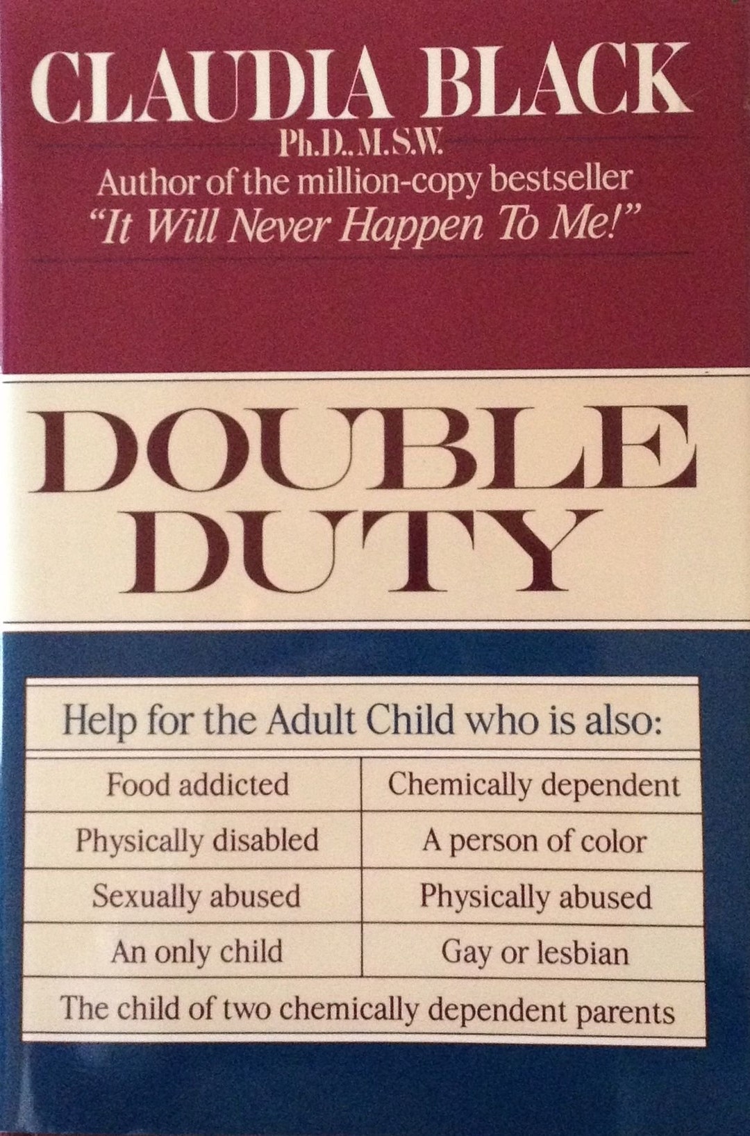 DOUBLE DUTY by Claudia Black - Hardcover Book - Etsy Best Price ...