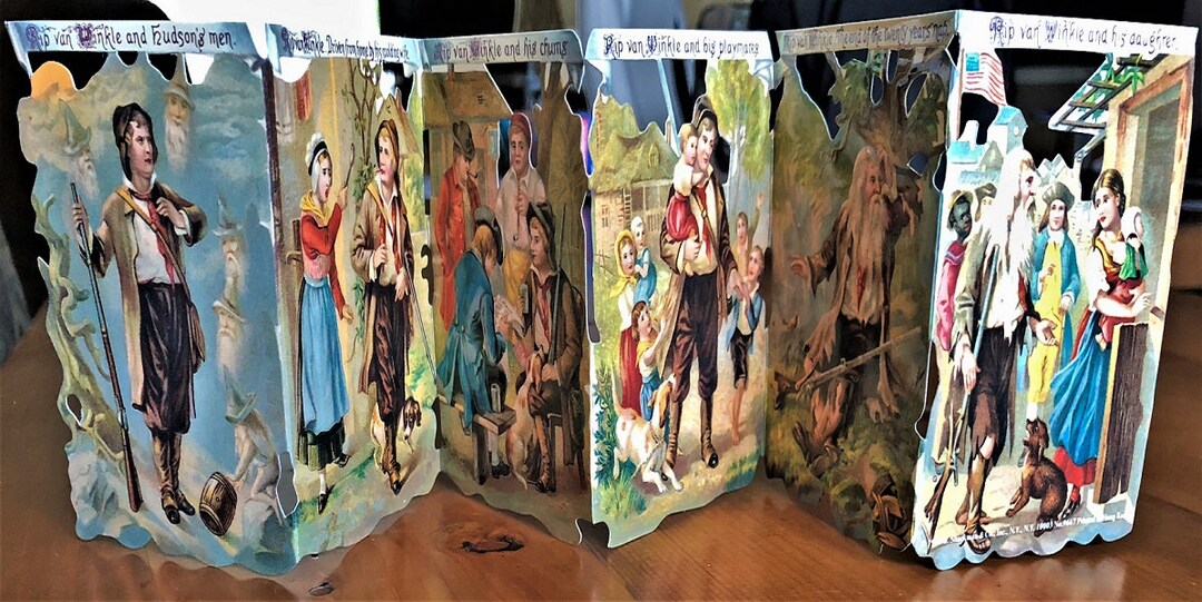 Victorian Tabletop Decoration Display RIP VAN WINKLE Mint Condition ...