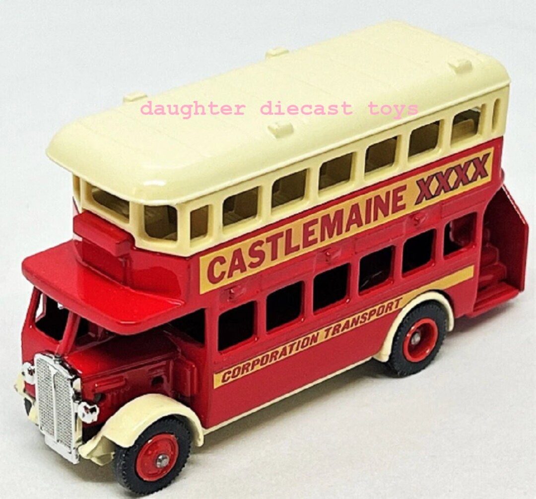 VINTAGE LONDON Double-decker Bus-beautiful Diecast Metal Model Made in ...