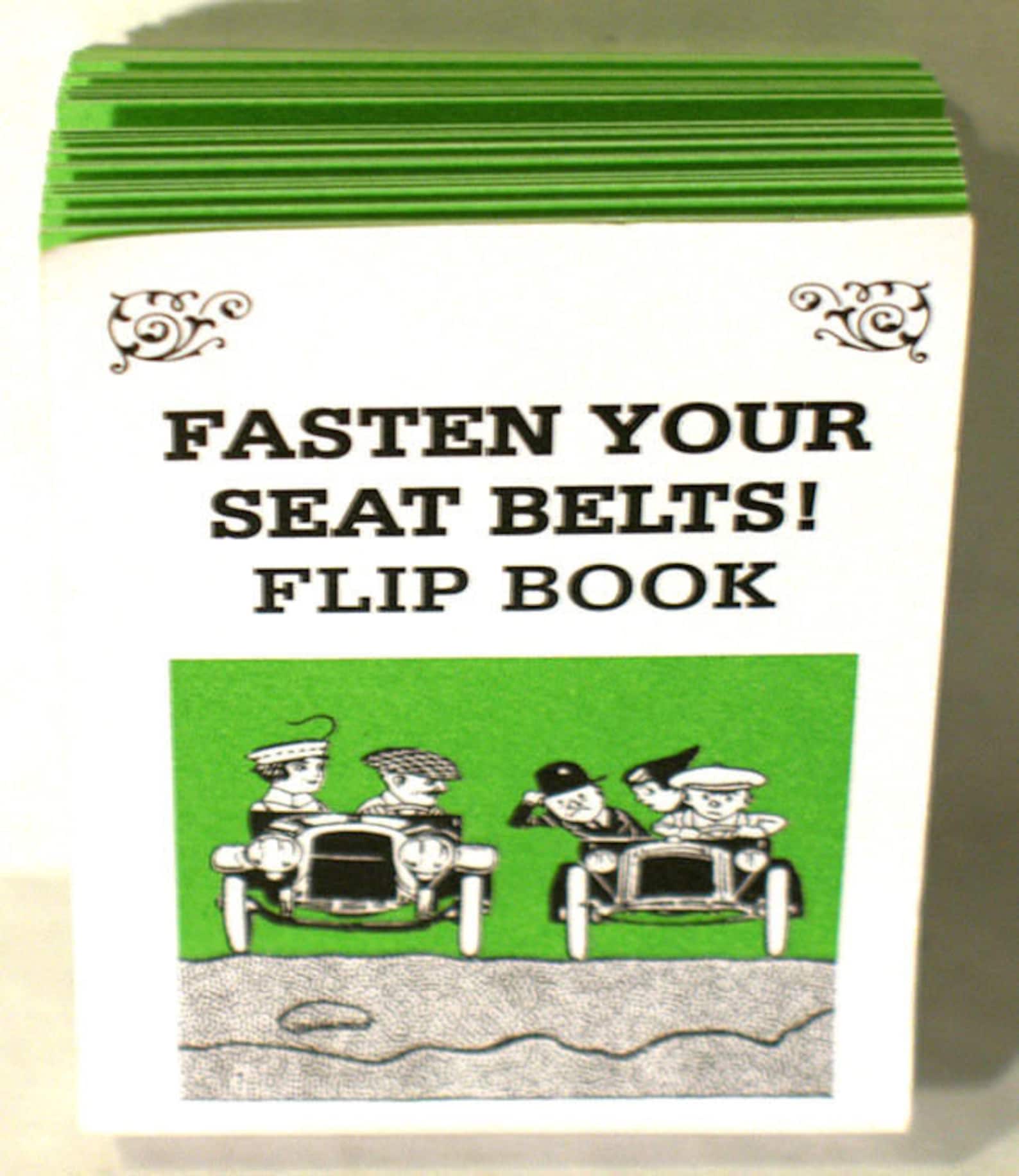 FLIPIX Animated Motion Picture FLIP BOOK Fasten Your | Etsy