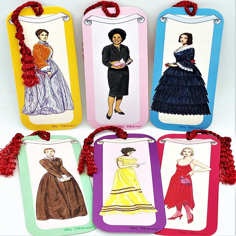 6 Famous AMERICAN WOMEN AUTHORS Book Marks Perfect Gift for - Etsy