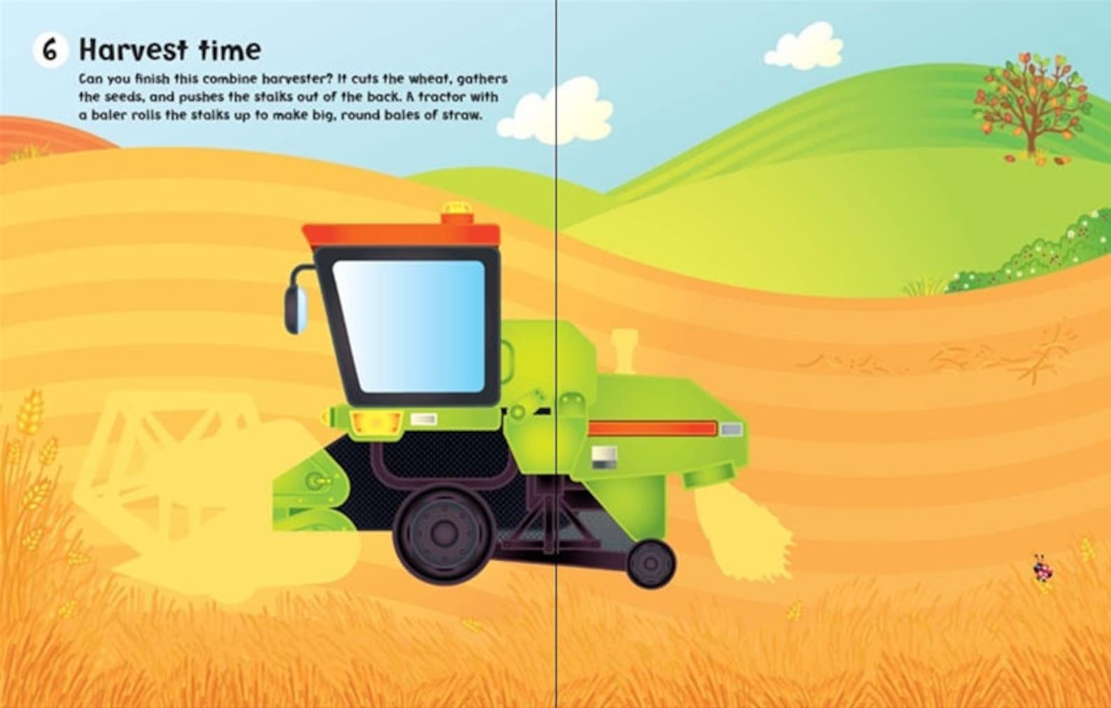 Usborne Farm TRACTORS STICKER BOOK New Condition Etsy - Etsy