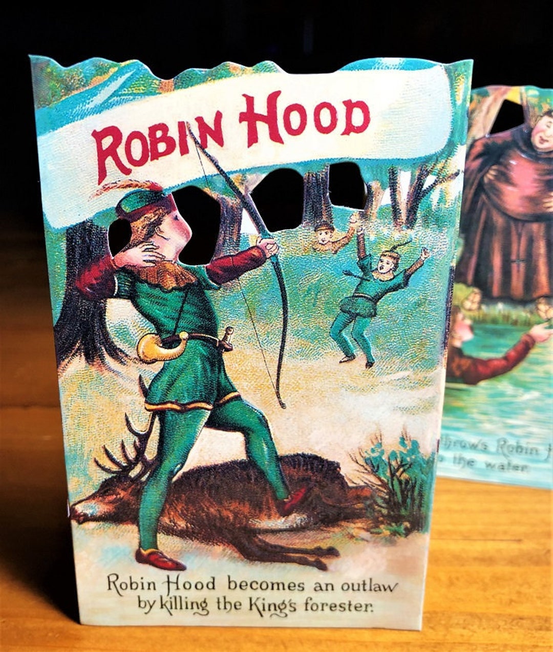ROBIN HOOD Victorian Tabletop Decoration Display Mint Condition ...