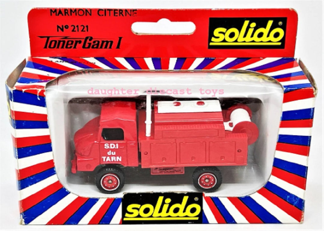 1983 Vtg FRENCH FIRE Pumper TRUCK Talbot Matra Rancho A.S. Van-made in ...