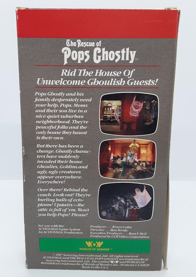 The Rescue of POPS GHOSTLY Very Rare Action Max VHS for the | Etsy