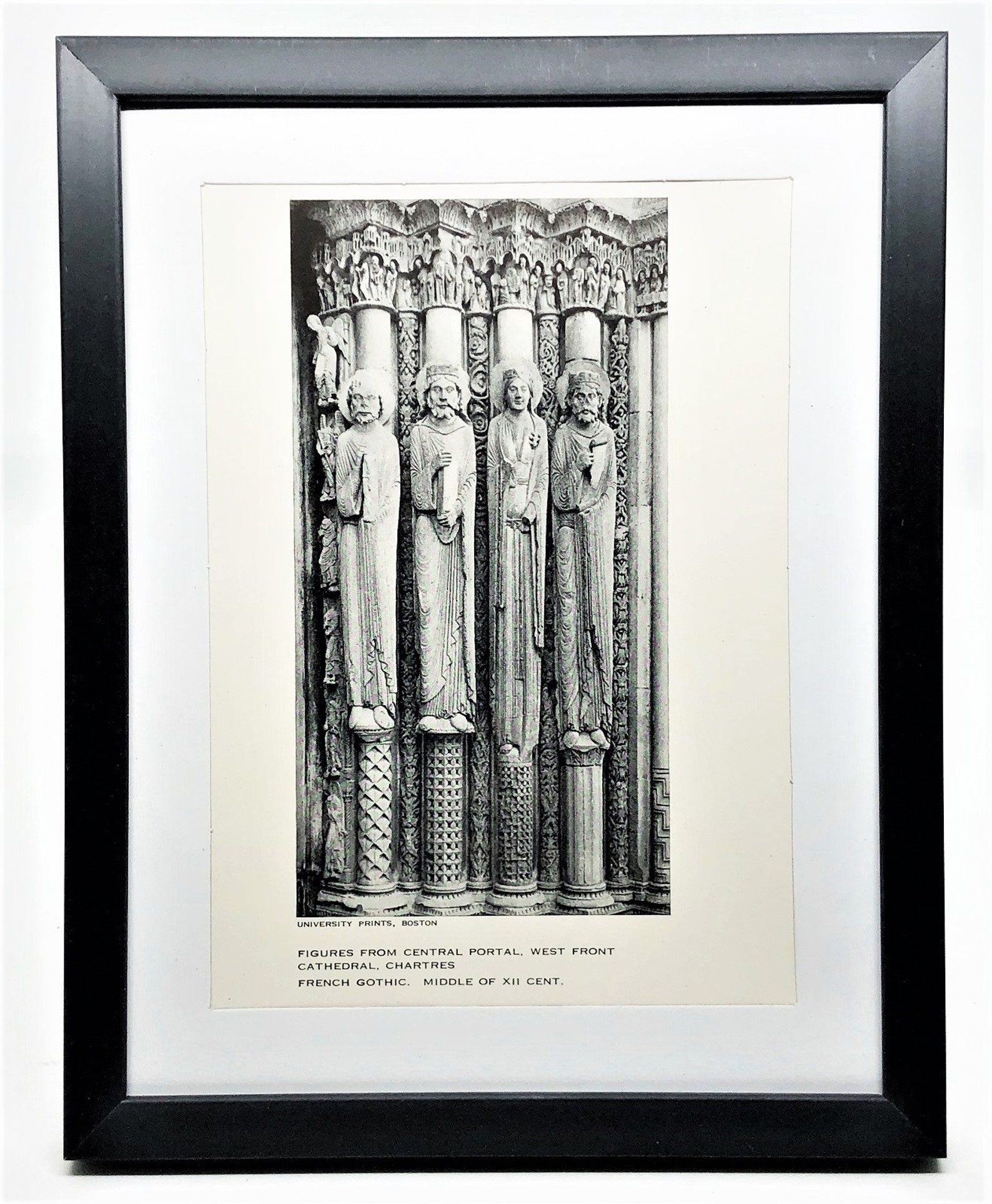 Vintage Framed 5x7 Gothic Art Print-APOSTLE JAMB | Etsy